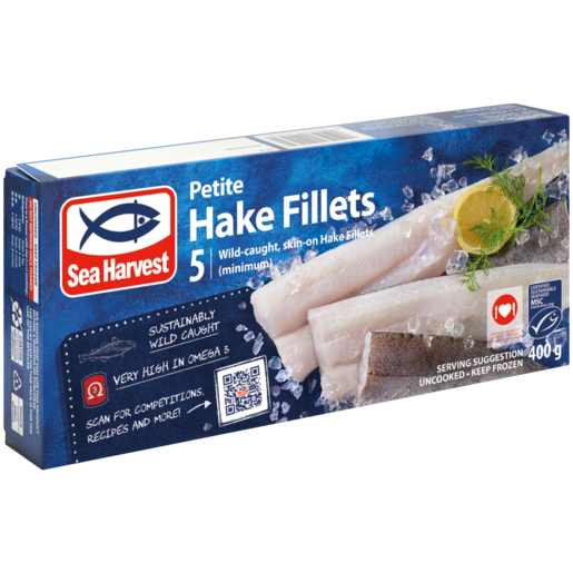 SEA HARVEST PETITE HAKE FILLETS 400G – Hyperama - South African Shop In UAE