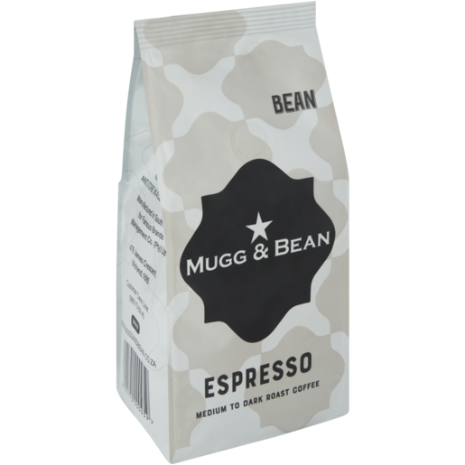 MUGG AND BEAN ESPRESSO BEANS 250G – Hyperama - South African Shop In UAE