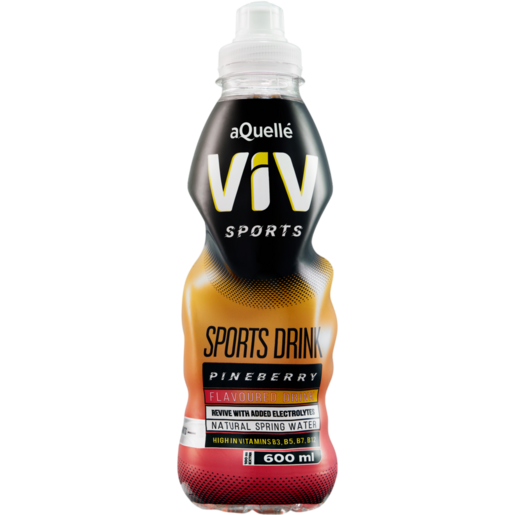 AQUELLE VIV SPORTS DRINK 600ML PINEBERRY FLAV – Hyperama - South ...