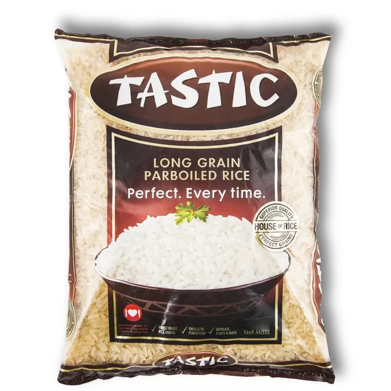 Tastic Rice Parboiled Rice – 2kg Bags – Hyperama - South African Shop ...