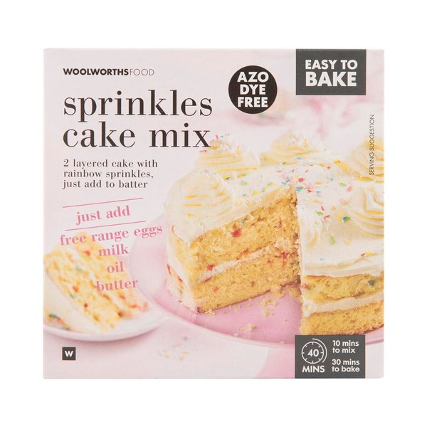 WOOLWORTHS SPRINKLES CAKE MIX 805G – Hyperama - South African Shop In UAE