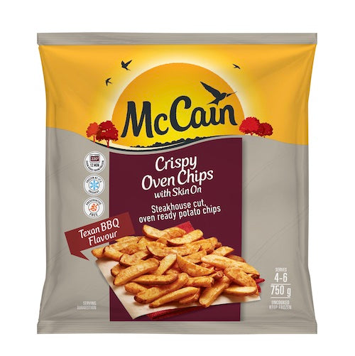 McCain Crispy Oven Chips BBQ 750g – Hyperama - South African Shop In UAE