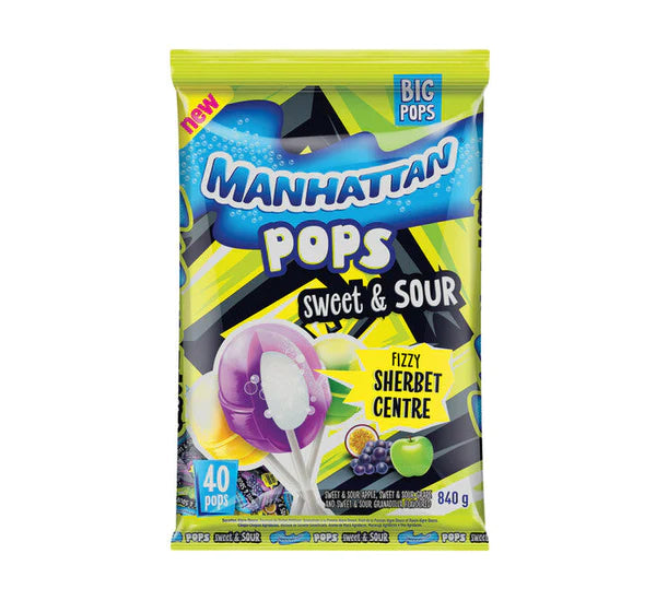 MANHATTAN POPS 840G SWEET & SOUR – Hyperama - South African Shop In UAE