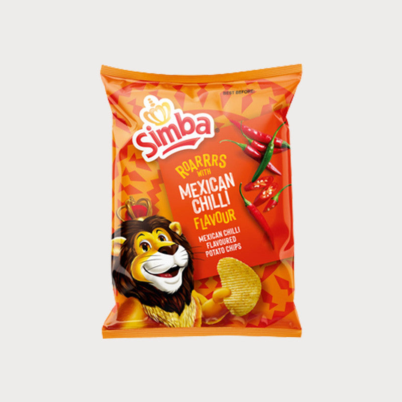 SIMBA CHIPS 120G MEXICAN CHILLI – Hyperama - South African Shop In UAE
