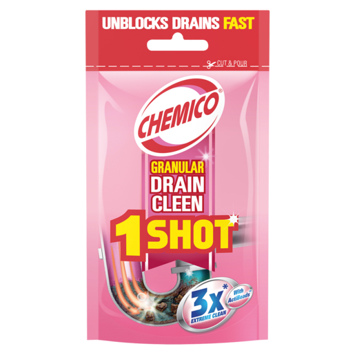 CHEMICO 60G DRAIN CLEAN ONE SHOT – Hyperama - South African Shop In UAE