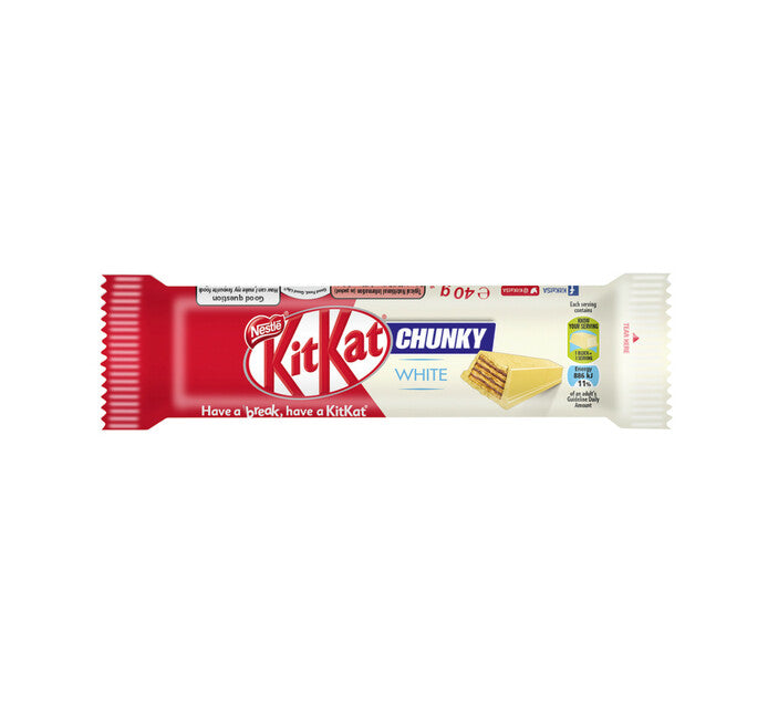 NESTLE CHOCOLATE KIT KAT CHUNKY WHITE LARGE 40G – Hyperama - South ...