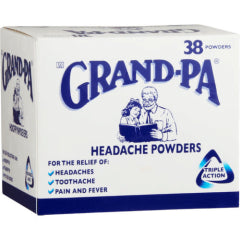 GRANDPA HEADACHE POWDER 38S – Hyperama - South African Shop In UAE