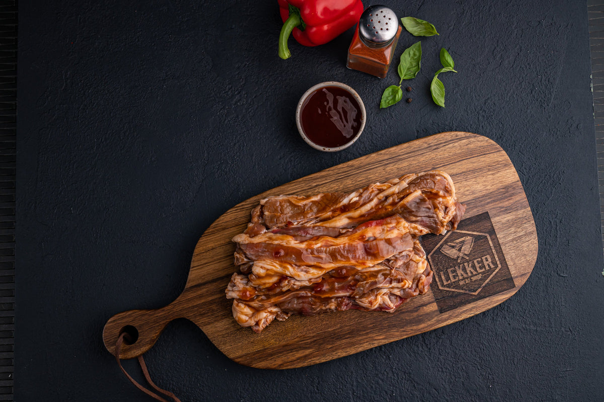 LEKKER MEAT SHOP BEEF RASHERS 1KG – Hyperama - South African Shop In UAE
