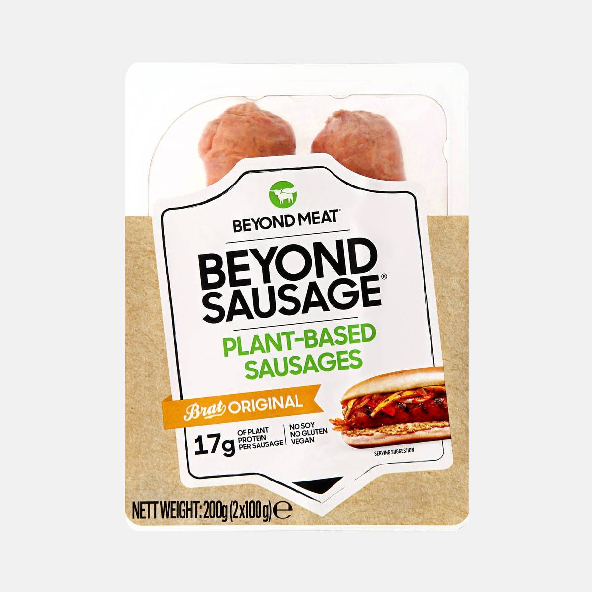 BEYOND SAUSAGE PLANT-BASED SAUSAGES BRAT ORIGINAL 2X100G – Hyperama ...