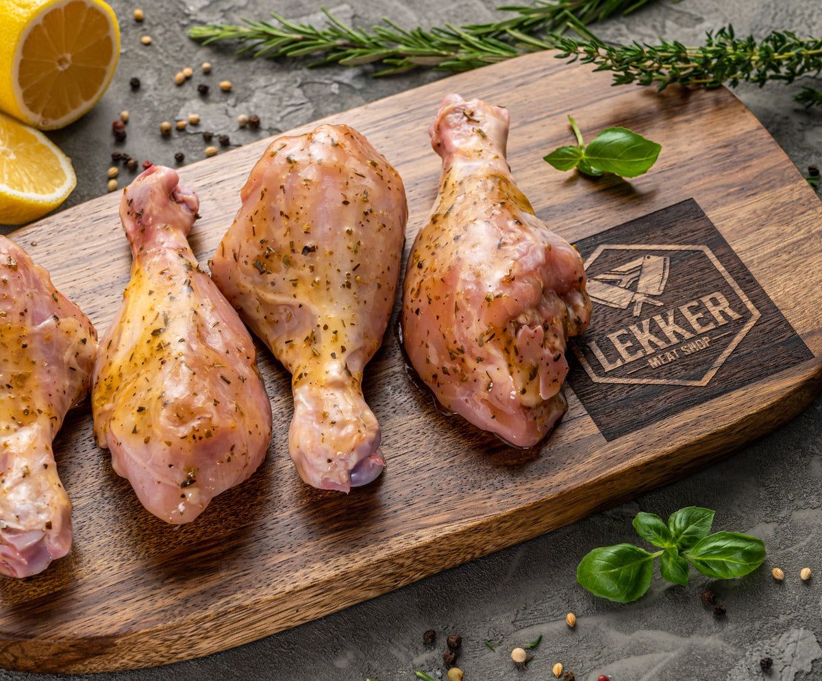 LEKKER MEAT SHOP CHICKEN DRUMSTICKS (LEMON & HERB) 500G – Hyperama ...