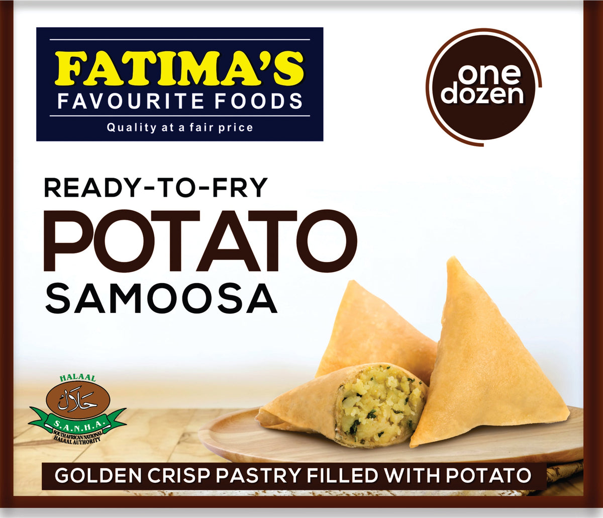 FATIMAS POTATO SAMOOSAS 1 DOZEN – Hyperama - South African Shop In UAE