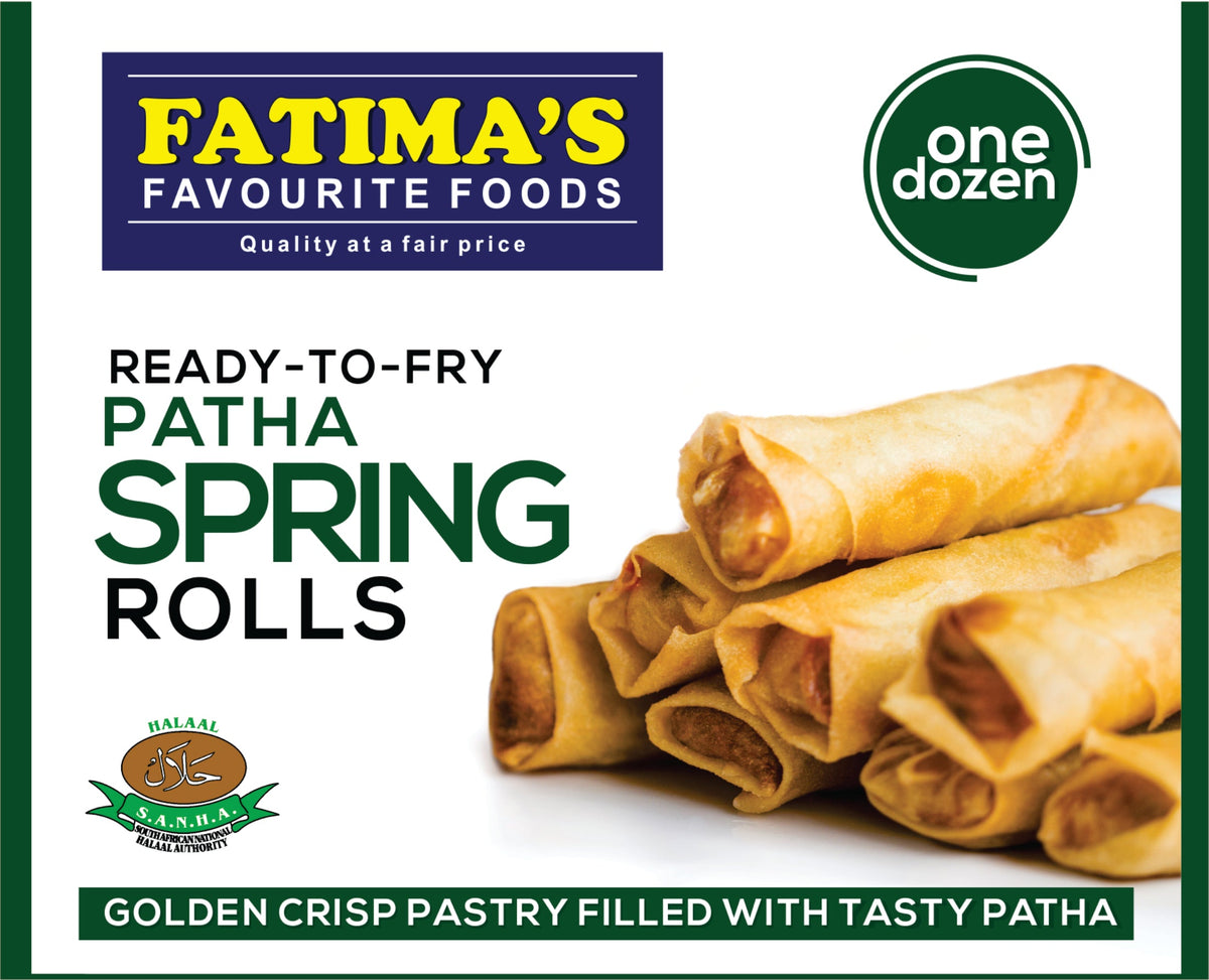 FATIMAS PATHA SPRINGROLL 1 DOZEN – Hyperama - South African Shop In UAE