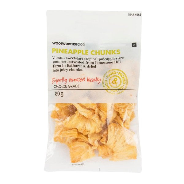 WOOLWORTHS PINEAPPLE CHUNKS 80G – Hyperama - South African Shop In UAE