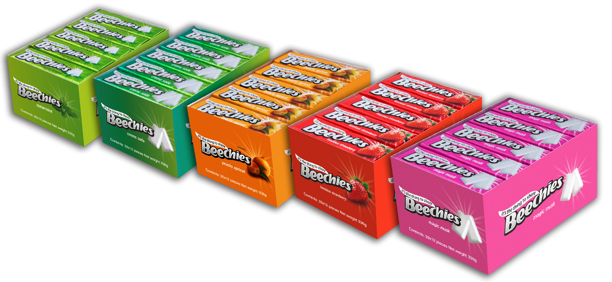 BEECHIES SPEARMINT CHEWING GUM 10s 14.5G – Hyperama - South African ...