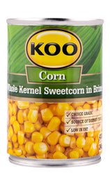 KOO WHOLE KERNEL CORN IN BRINE 410G – Hyperama - South African Shop In UAE