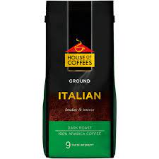 HOUSE OF COFFEES GROUND ITALIAN 250G – Hyperama - South African Shop In UAE