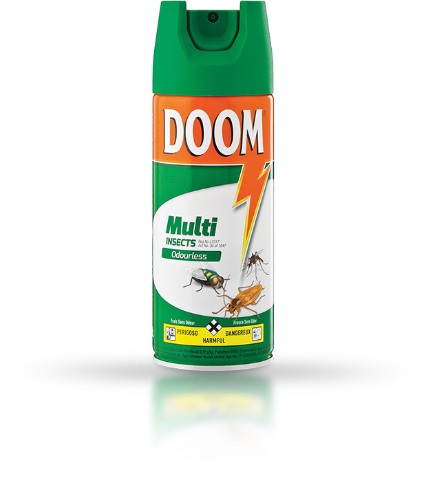 DOOM MULTI INSECTS ODOURLESS 300ML – Hyperama - South African Shop In UAE