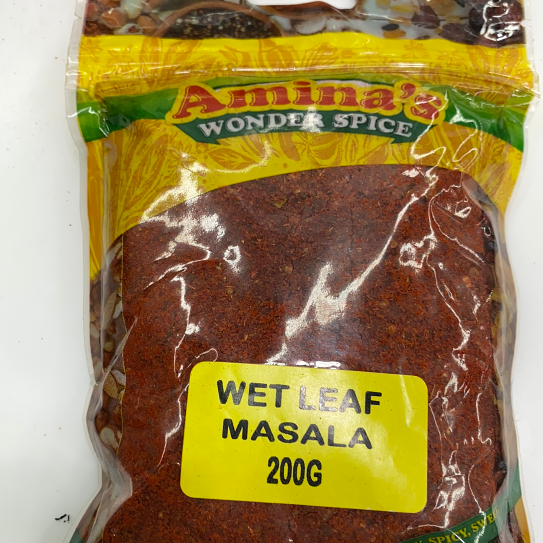 AMINA S- DRY WET LEAF MASALA 200G – Hyperama - South African Shop In UAE