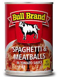 BULL BRAND SPAGHETTI & MEAT BALLS 400G – Hyperama - South African Shop ...